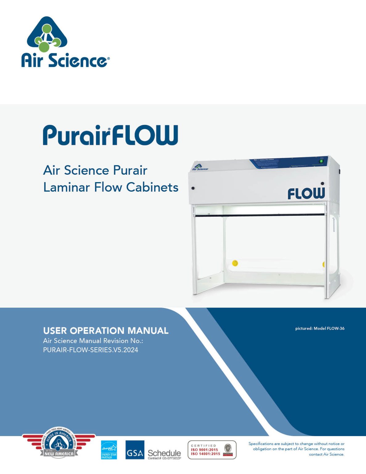 Operating Manuals | Air Science