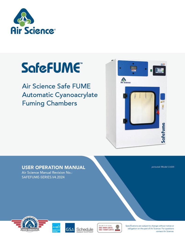 Operating Manuals | Air Science