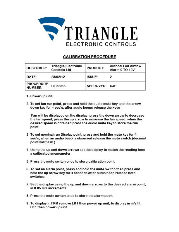 Triangle Electronic Controls